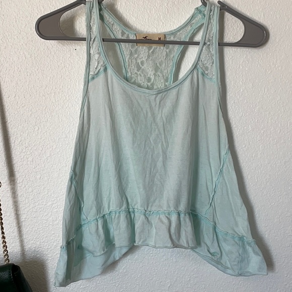Hollister | Tops | Hollister Lace Open Back Top | Poshmark